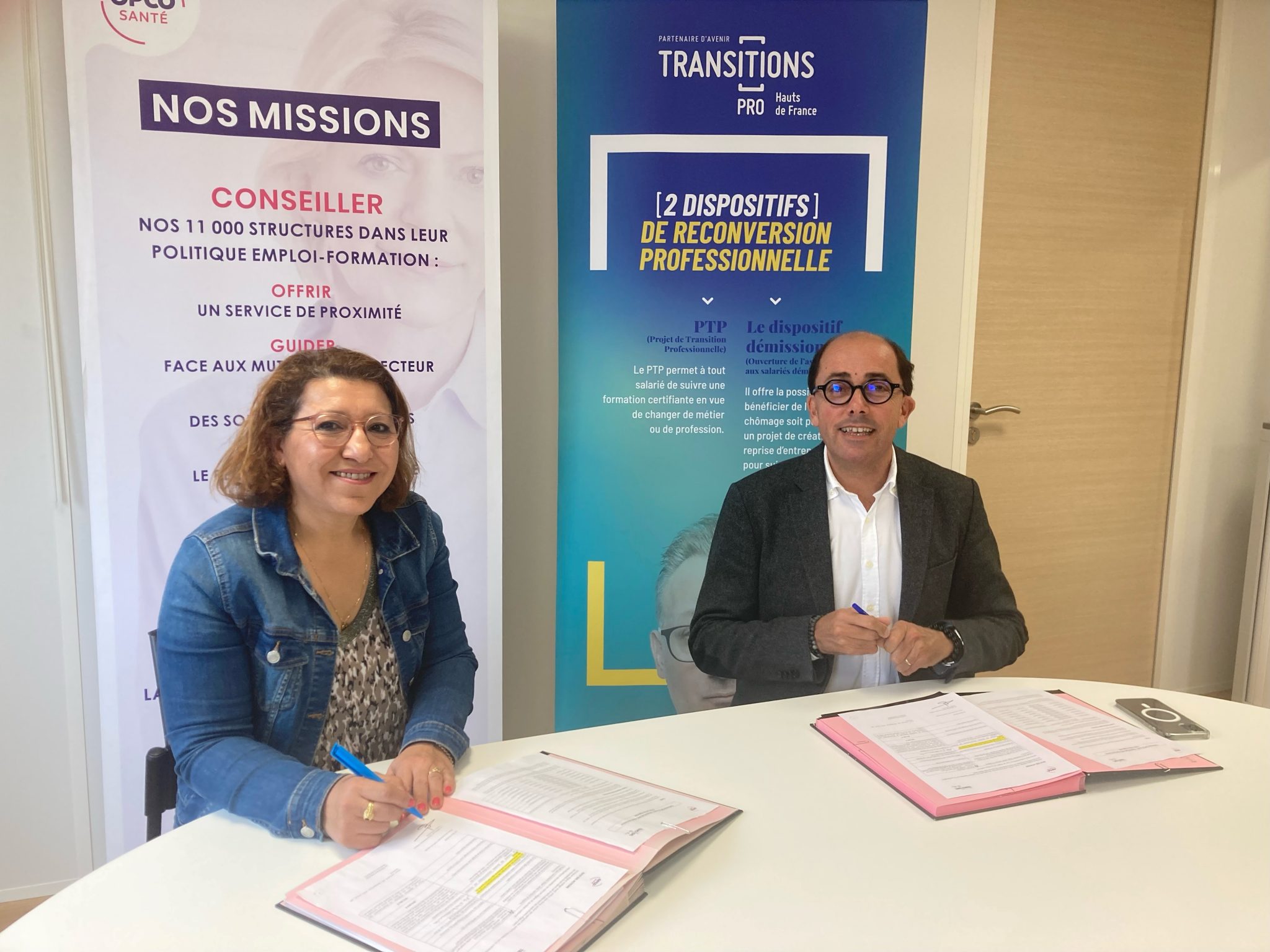 Transitions pro Hauts-de-France et OPCO Santé scellent leur partenariat ...